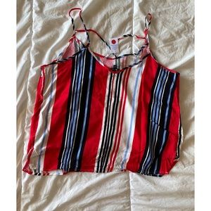 Tops | Red White And Blue Tank Top | Poshmark